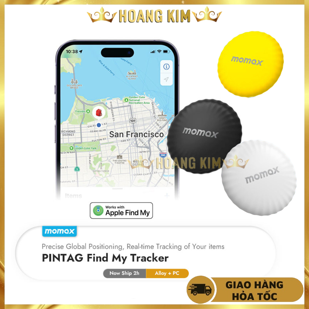 Thiết Bị Định Vị GPS Momax PINTAG BR5 Giúp Theo Dõi Ô Tô, Xe Máy, Trẻ ...