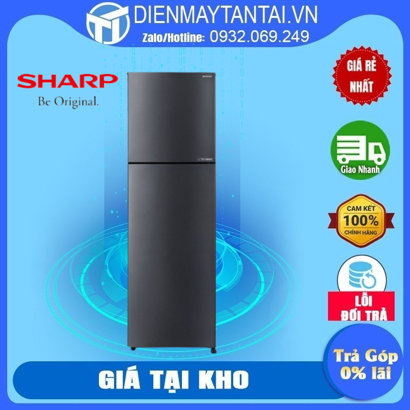 SJ-X282AE-DS -Tủ Lạnh Sharp Inverter 253 lít SJ-X282AE(DS) - Miễn Phí Giao HCM | Shopee Việt Nam