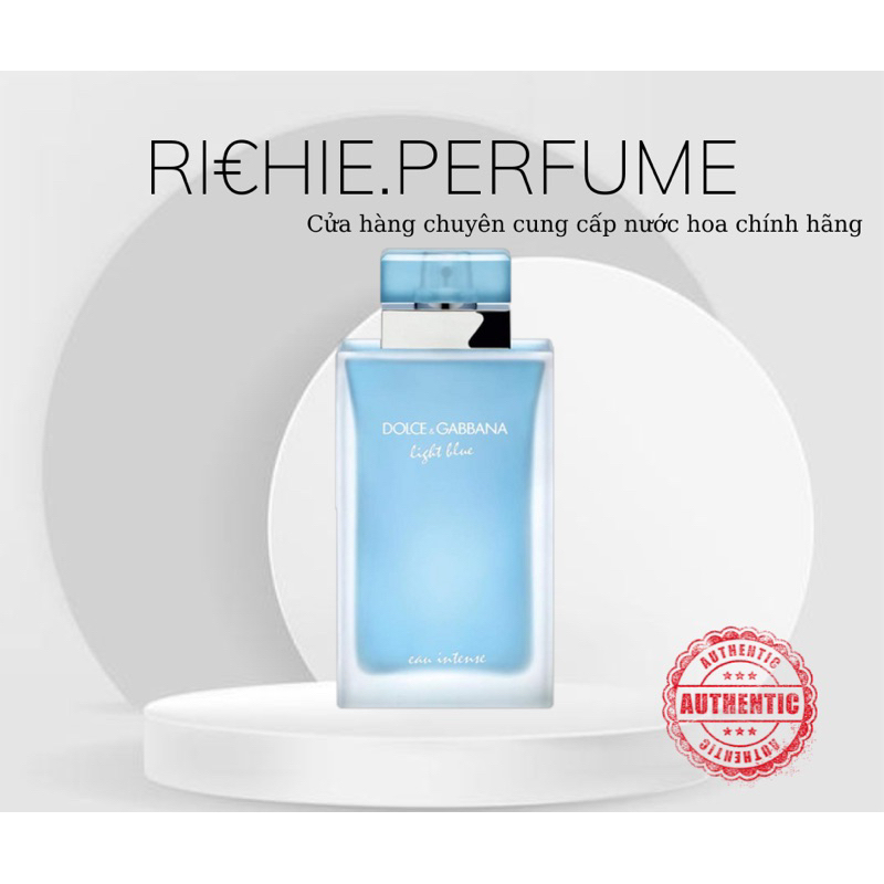 [CHÍNH HÃNG] Mẫu Thử 10ml Nước Hoa DG Light Blue Intense nữ Chiết ...