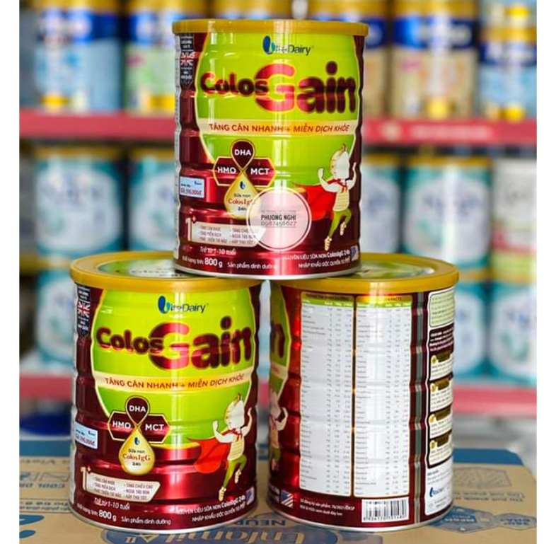 Sữa ColosGain Colos Gain 1+ và 0+ 800g | Shopee Việt Nam