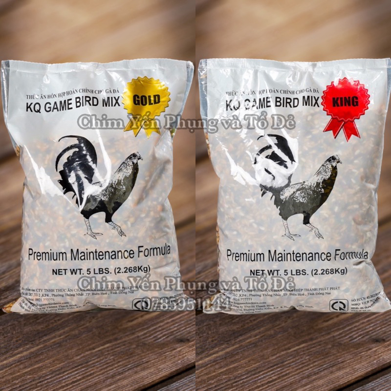 Ngũ cốc hoàn chỉnh KQ GAME BIRD MIX cho Gà Đá (nguyên seal 2kg ...