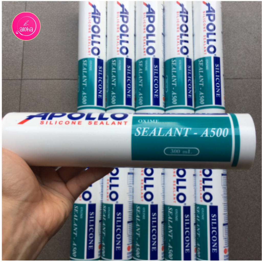 Keo silicon APOLLO A500 màu trắng trong/đục - 300ml (có XHĐ) | Shopee ...
