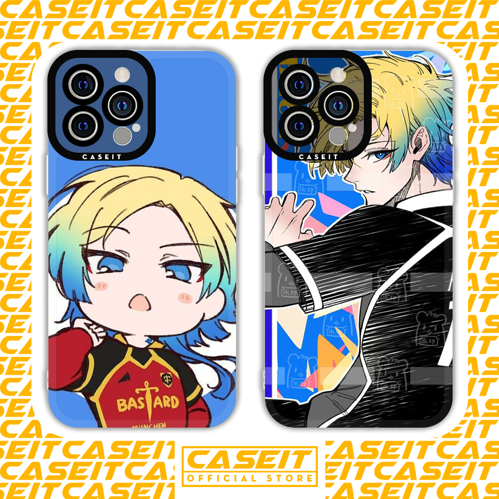 Ốp lưng iphone cạnh vuông Caseit Anime Blue Lock Michael Kaiser chibi 8 ...