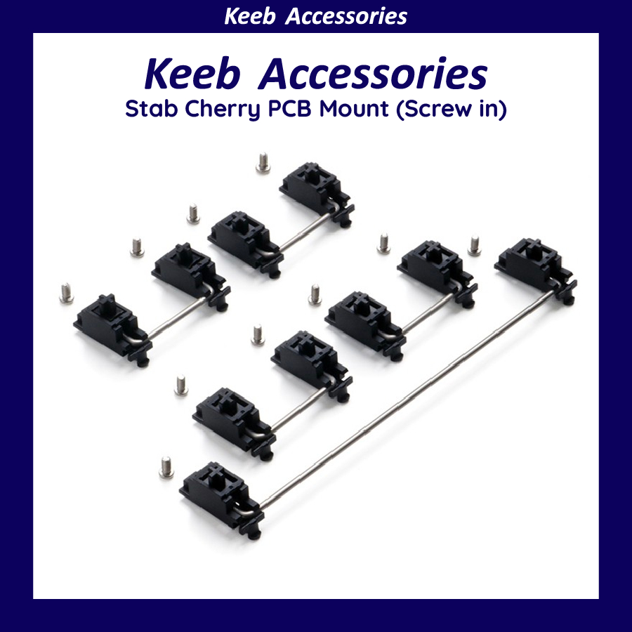 Stab Cherry PCB Mount - Screw in | Thanh Cân Bằng Cho Bàn Phím Cơ ...