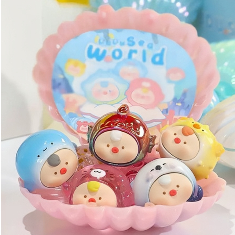 Blindbox DuDu Sea World - Hộp mô hình vỏ sò thế giới đại dương - 1 vỏ ...