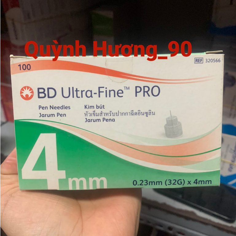 Đầu kim tiểu đường BD ULTRA FINE PRO 0.23mm(32G) x 4mm | Shopee Việt Nam