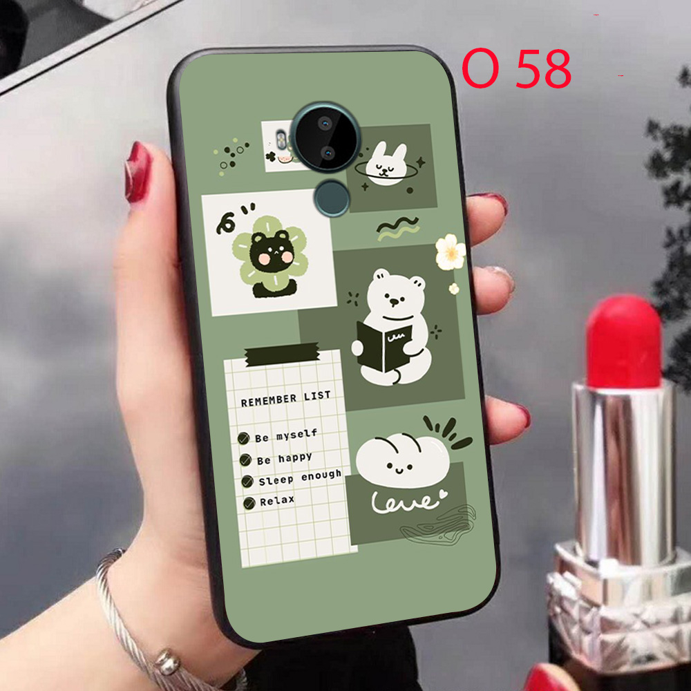 Ốp lưng nokia c20 / nokia c30 in hình kẻ ô các con vật cute dễ thương ...