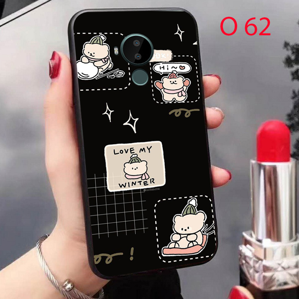 Ốp lưng nokia c20 / nokia c30 in hình kẻ ô các con vật cute dễ thương ...
