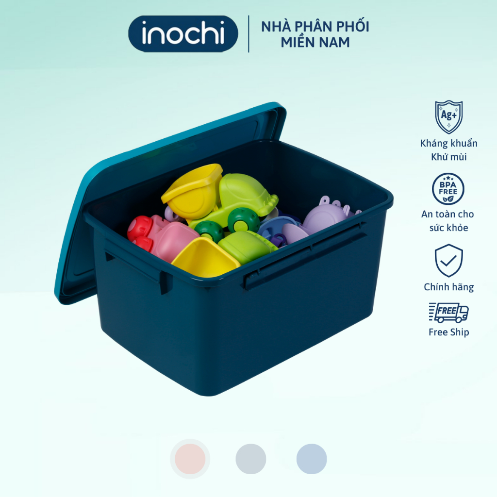 COMBO 3 THÙNG ĐA NĂNG ĐỦ SIZE Inochi. Chất liệu nhựa bền, thiết kế nắp ...