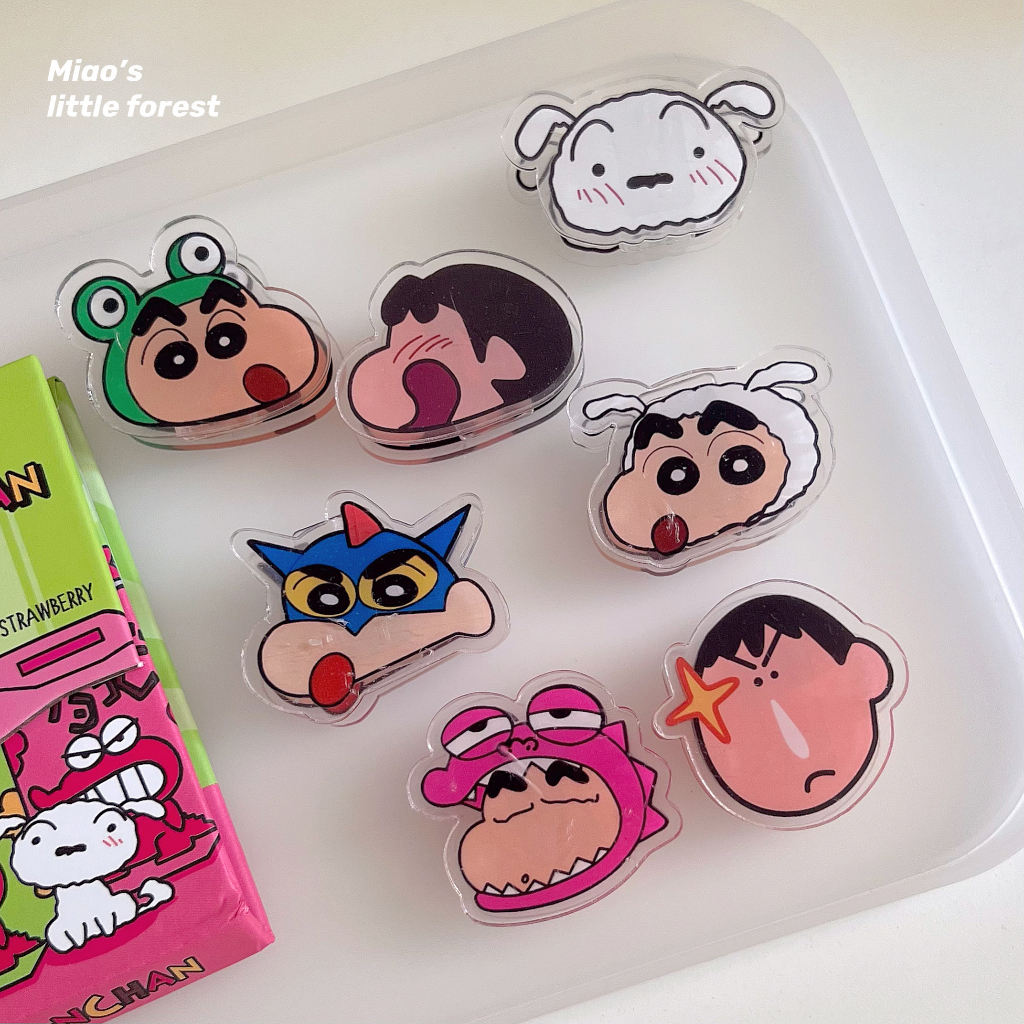 Kẹp giấy nhựa hình Shin chan collection - Miao's Little Forest | Shopee ...