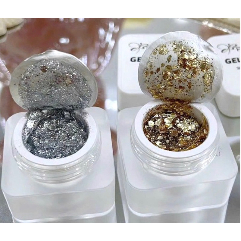 Gel nhũ hạt to vàng bạc Paula | Shopee Việt Nam