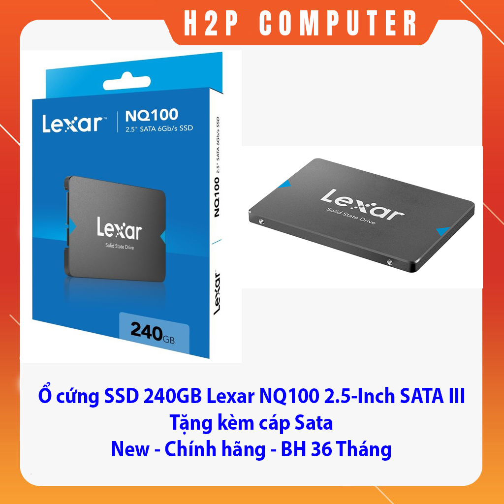 Ổ Cứng SSD Lexar NQ100 240G 2,5'' Sata III ( tặng kèm cáp sata ) New - Chính Hãng - BH 36 Tháng ...
