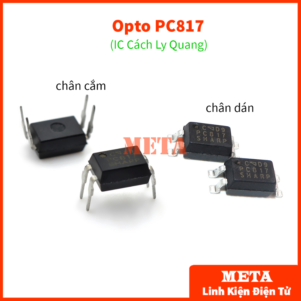 Opto PC817 Dip4 - IC Cách Ly Quang Chân Cắm/Chân Dán | Shopee Việt Nam