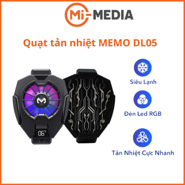 Quạt tản nhiệt điện thoại sò lạnh Memo DL05-Công nghệ sò lạnh,làm mát ...