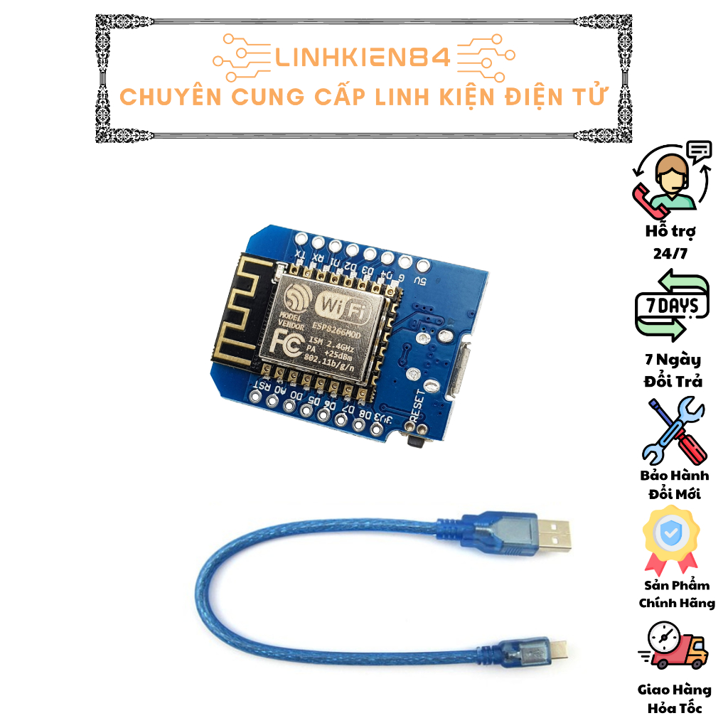 Kit Thu Phát Wifi ESP8266 NodeMCU Lua D1 Mini | Shopee Việt Nam