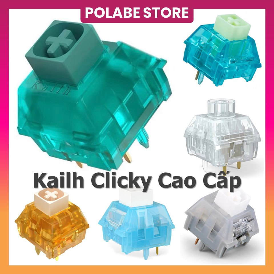 Kailh Arctic Fox BOX WHITE OWL clicky switch Autumn Bàn Phím Cơ Kailh ...