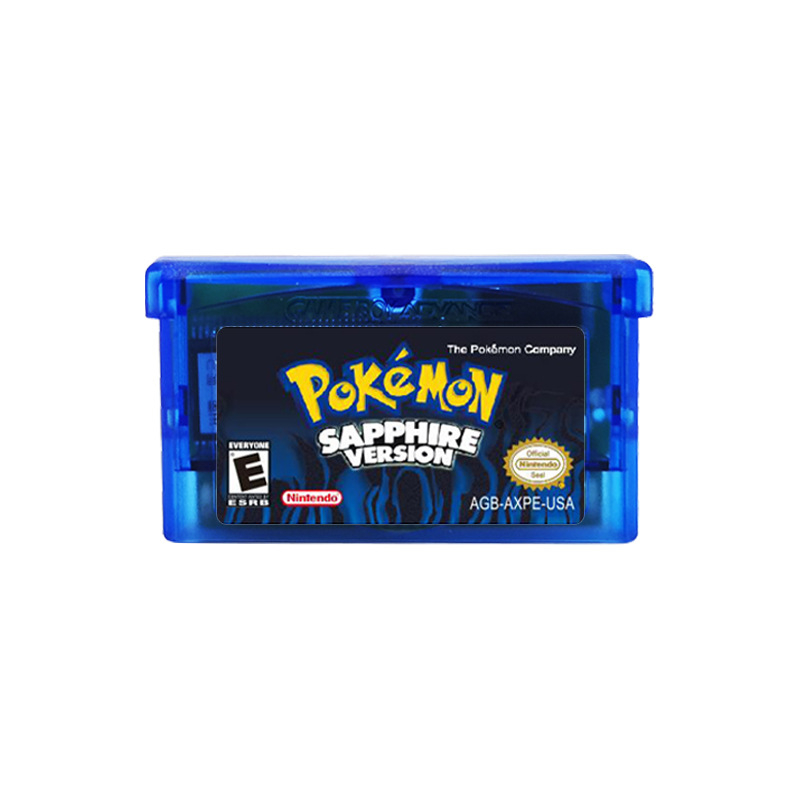 Băng Game Gba Pokemon Sapphire Dành Cho Máy Game GBA - GBA SP - GBM ...