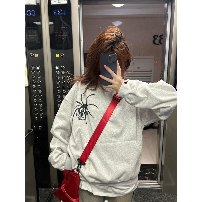 (có sẵn)Áo hoodie Battle kid in hình nhện,phong cách đường phố,y2k ...
