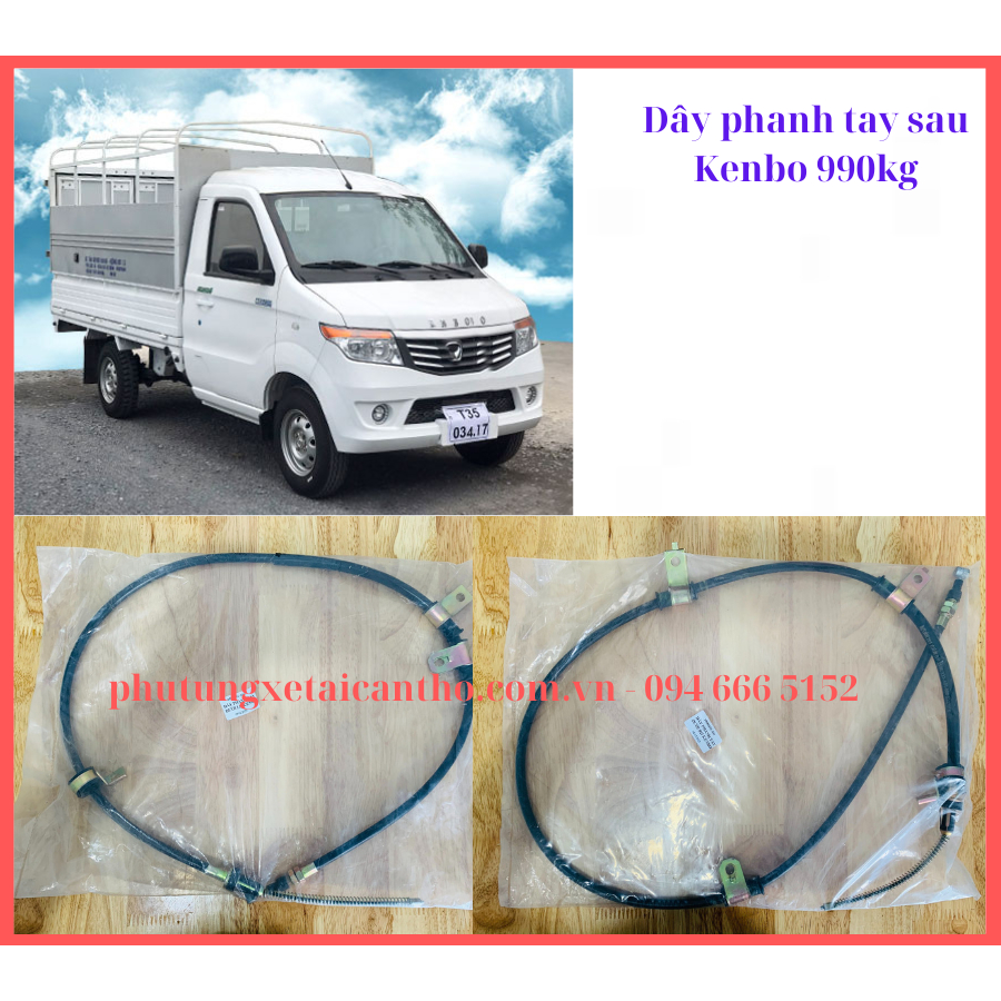 Dây phanh tay trước, sau xe Kenbo 990kg | Shopee Việt Nam