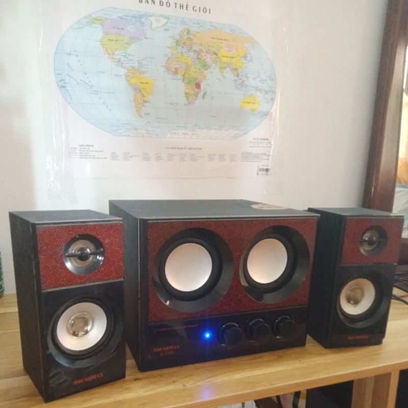 Loa Vi Tính Cao Cấp Soundmax A2200 Công Suất Lớn 2 Loa Sub | Shopee ...