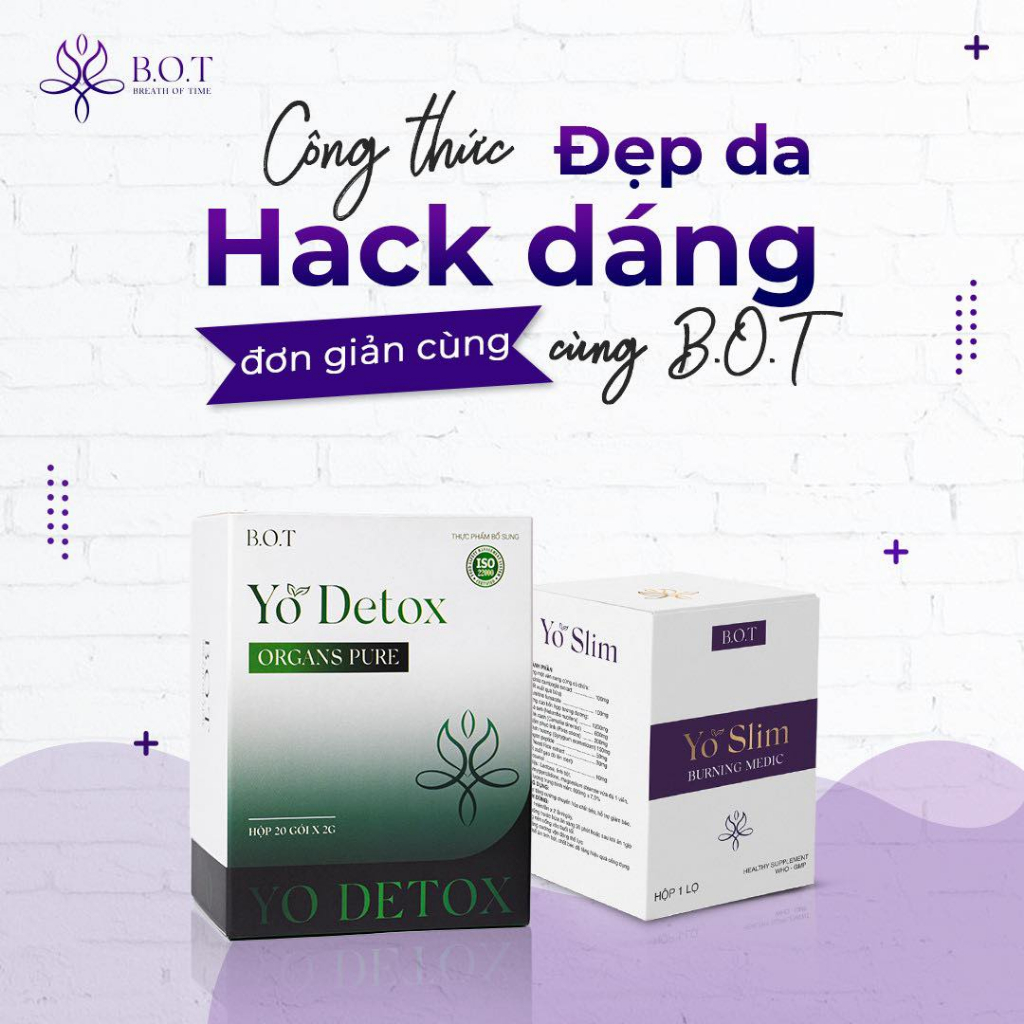 COMBO YoSlim và Yo Detox Chính Hãng Của B.O.T Giúp Giảm Cân An Toàn ...