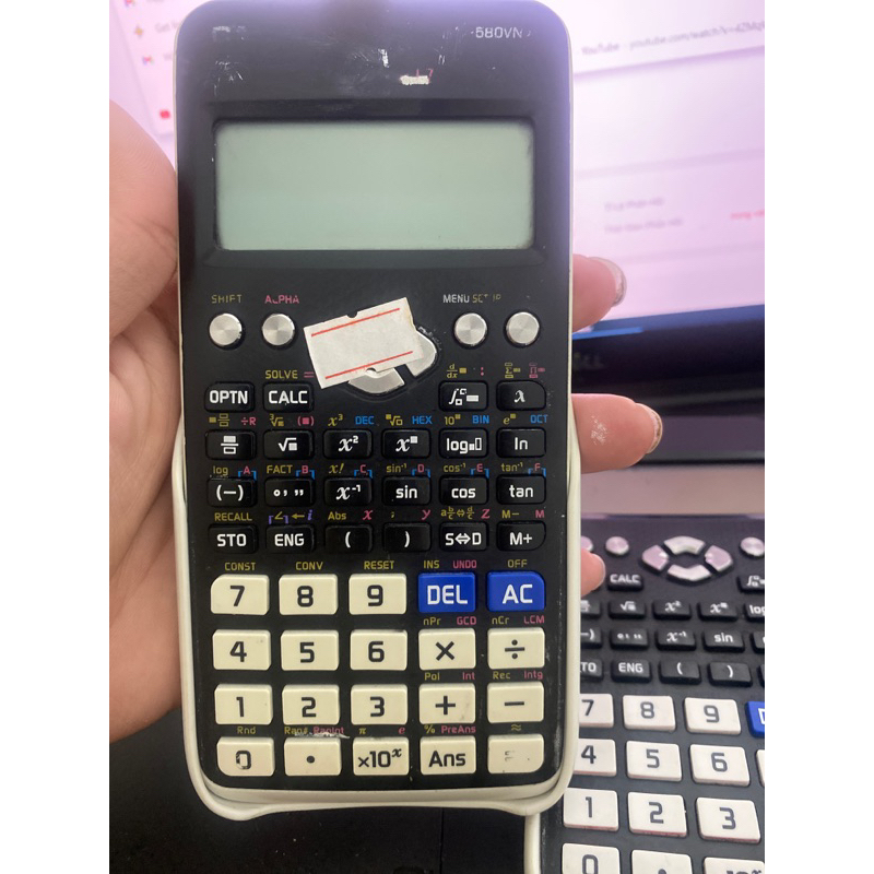Máy tính casio fx 580 VN X cũ chính hãng, chức năng như mới. | Shopee ...