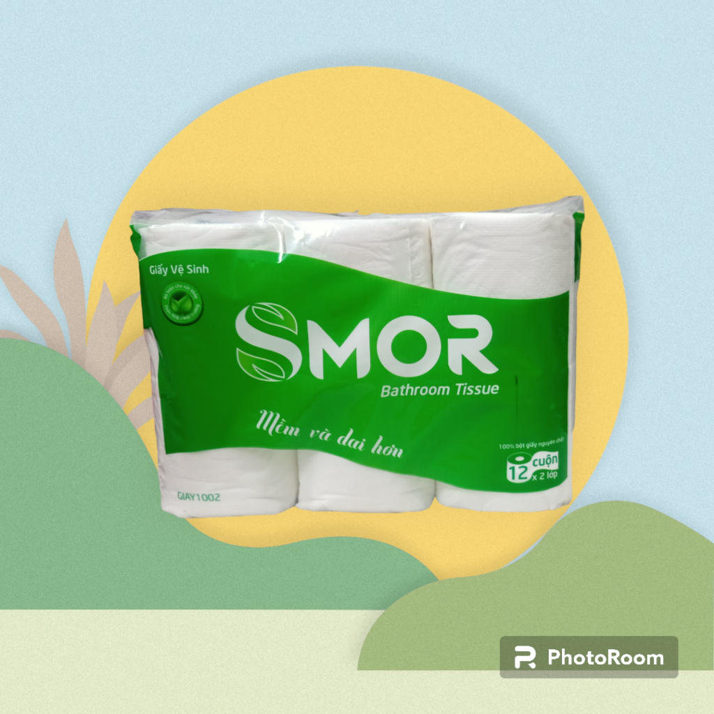 GIẤY VỆ SINH CAO CẤP SMOR 950G (12 CUỘN/BỊCH) | Shopee Việt Nam