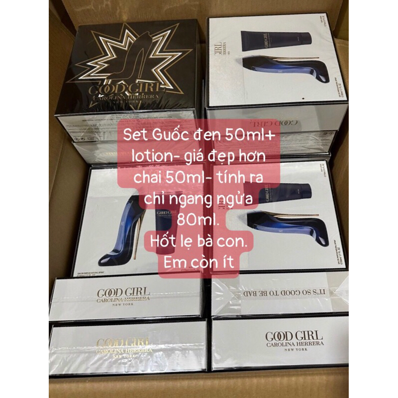 [Auth] Set Nước hoa👠 𝗖𝗔𝗥𝗢𝗟𝗜𝗡𝗔 𝗛𝗘𝗥𝗥𝗘𝗥𝗔 𝗚𝗢𝗢𝗗 𝗚𝗜𝗥𝗟 𝗘𝗗𝗣 | Shopee Việt Nam