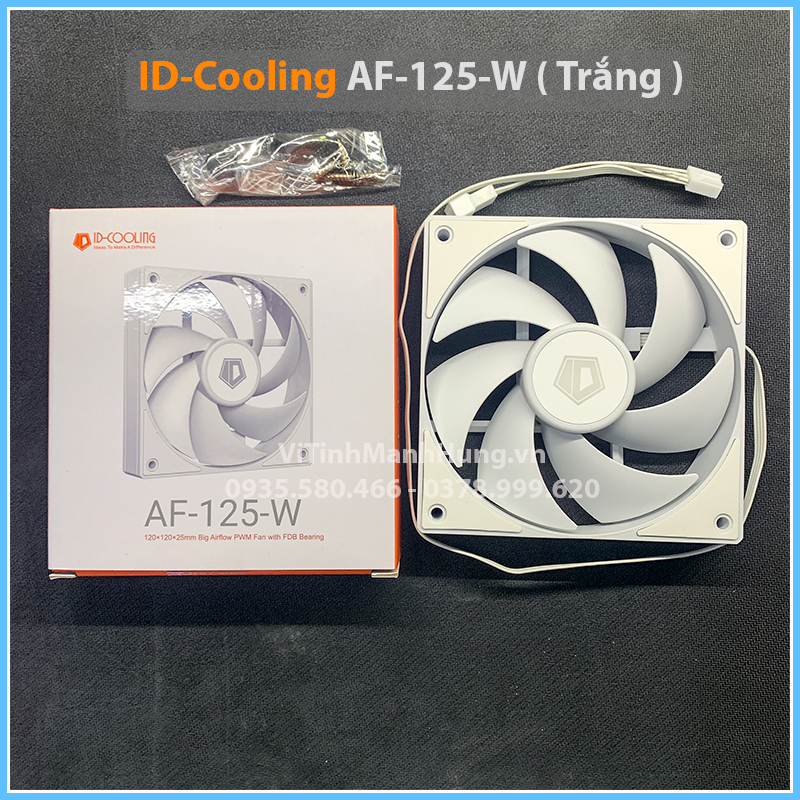 Quạt ID-Cooling AF-125, 12cm, 2000rpm, 78.2CFM, 4 pin PWM. | Shopee ...