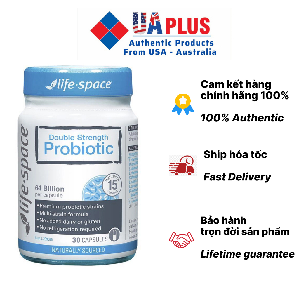Men vi sinh Úc Life Space Double Strength Probiotic 30 viên | Shopee Việt Nam