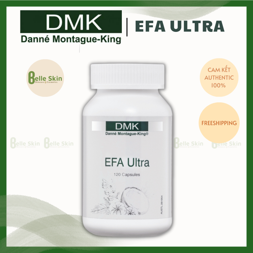 [CHÍNH HÃNG]Viên uống DMK EFA ULTRA đẹp da, đẹp móng tóc, cân bằng nội ...