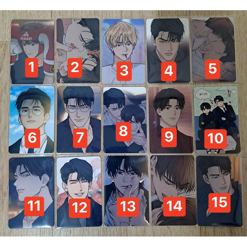 (sẵn) Card Payback Manhwa BL (đọc kỹ mô tả sản phẩm giúp shop nha ...