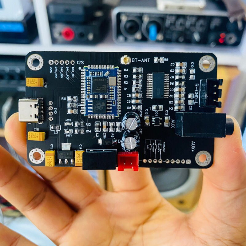 Mạch giải mã Bluetooth APTX QC 3034 5.0 kèm chip DAC PCM5121 | Shopee ...