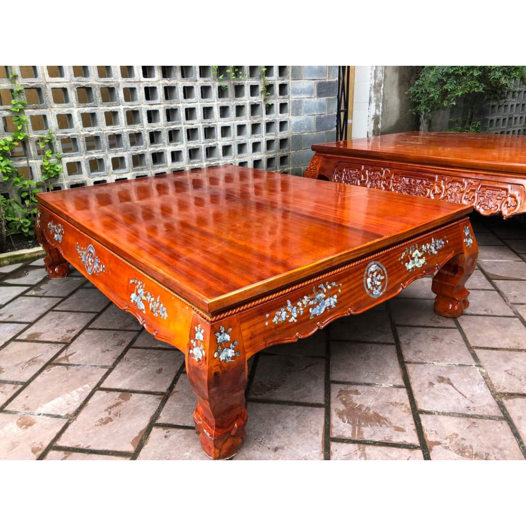 Sập trơn chân quỳ gỗ căm xe , phản gỗ hàng nguyên tấm, Li Quăng 1m4 x ...