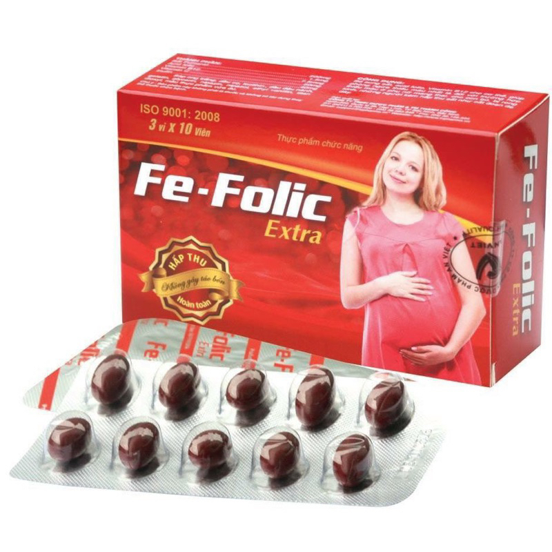 Fe-folic ( viên uống bổ sắt ) | Shopee Việt Nam