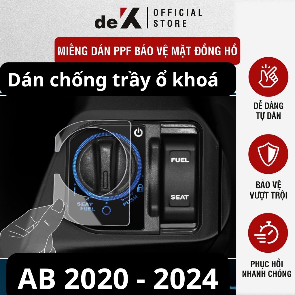 ( mua 1 tặng 1 ) dán bảo vệ ổ khoá SMARTKEY xe ab 2020- 2025 . Miếng ...