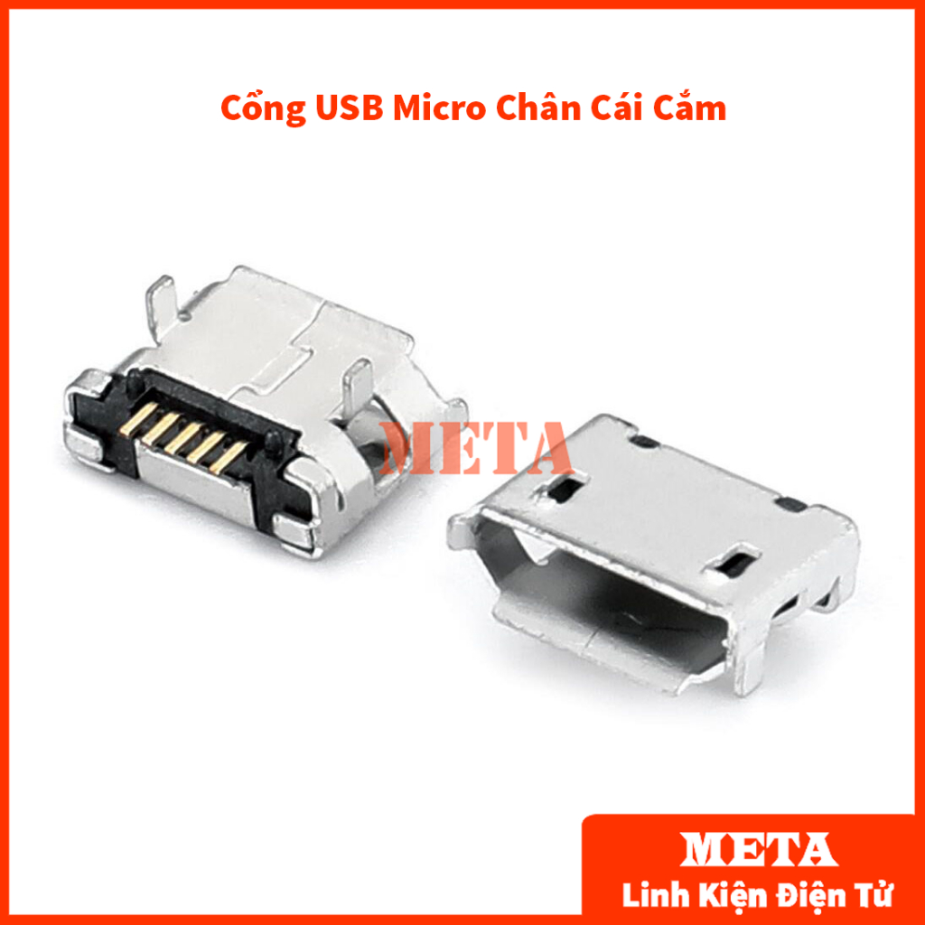 Cổng USB A/B/Micro/Mini Đầu Đực/Cái Chân Cắm/Dán (Đầu USB, USB A, USB B ...