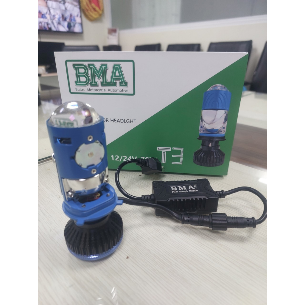 Đèn Bi Cầu Chống Chói T3 Pro Chính Hãng BMA Công Suất 70W Có Tâm Trợ ...