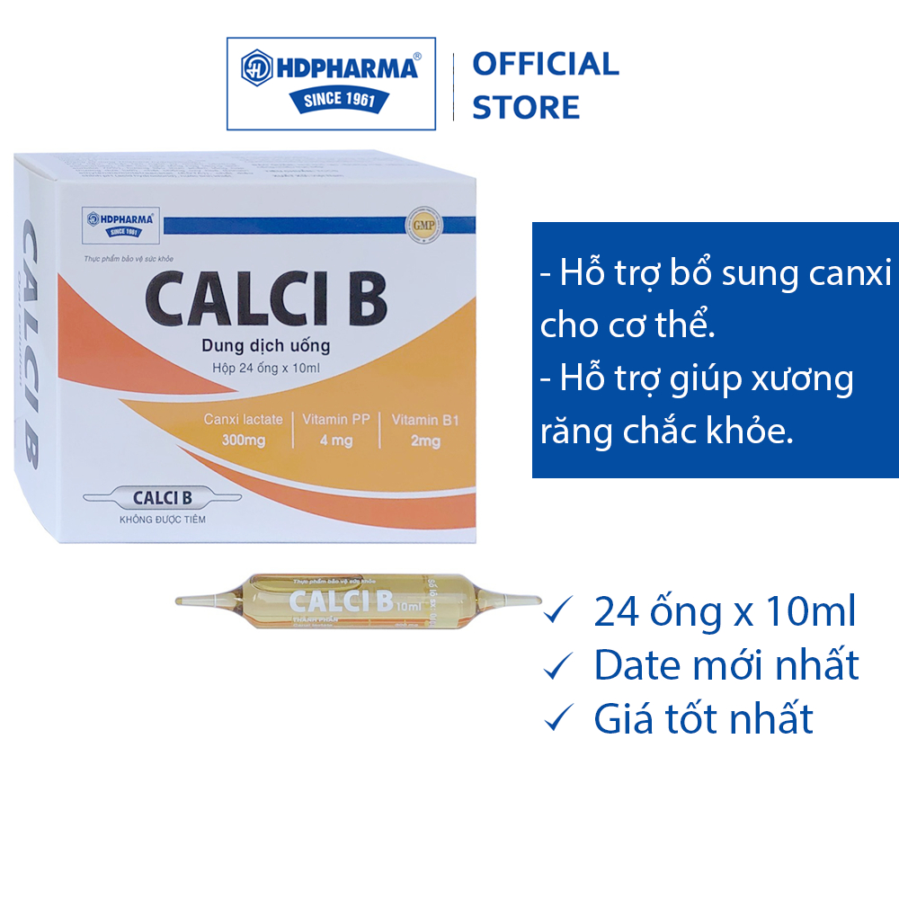 CALCI B - Hỗ Trợ Bổ Sung Canxi Cho Cơ Thể - CHÍNH HÃNG HDPHARMA ...
