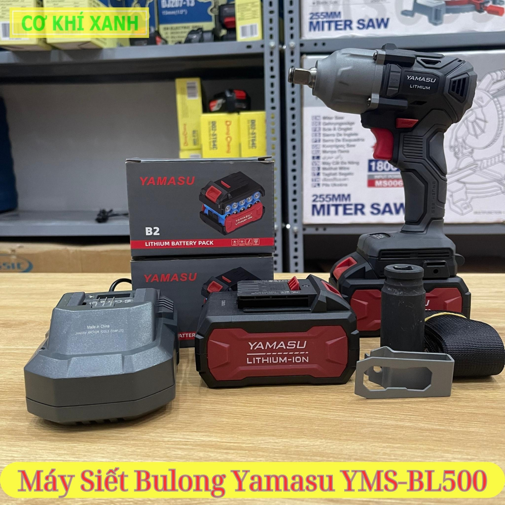 [Chính Hãng] Máy Siết Bulong Pin 20V YAMASU YMS-BL500,lực siết 500NM ...