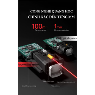 Thước Đo Khoảng Cách Bằng Tia Laser KAW- SND WAY Đo Lazer Đa Năng, Đo ...