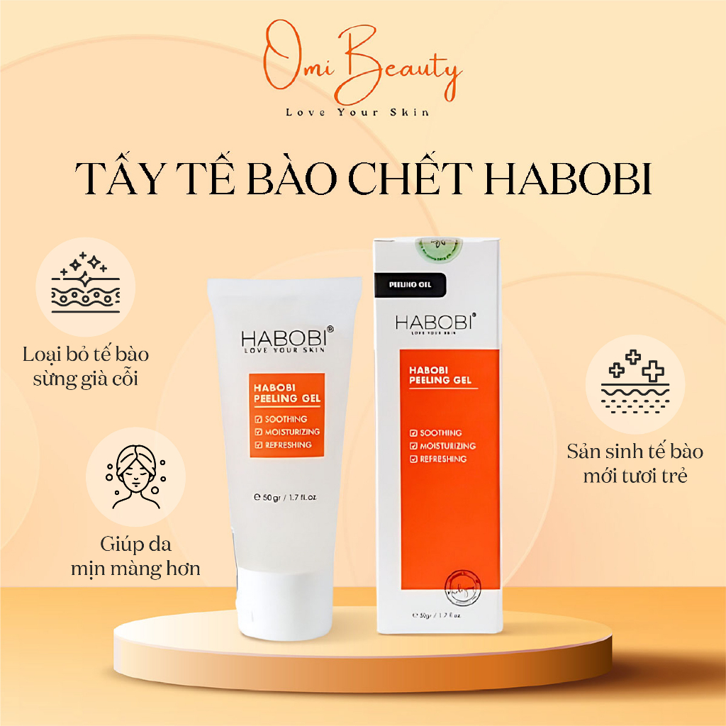 Tẩy Tế Bào Chết Cho Da HABOBI Peeling Gel Tẩy Tế Bào Chết Ngừa Mụn Giúp ...