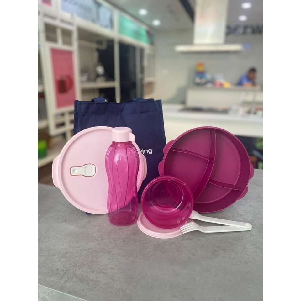 [Tup Việt] Bộ hộp cơm Tupperware Fit To Go 5 món - sử dụng được cho lò ...