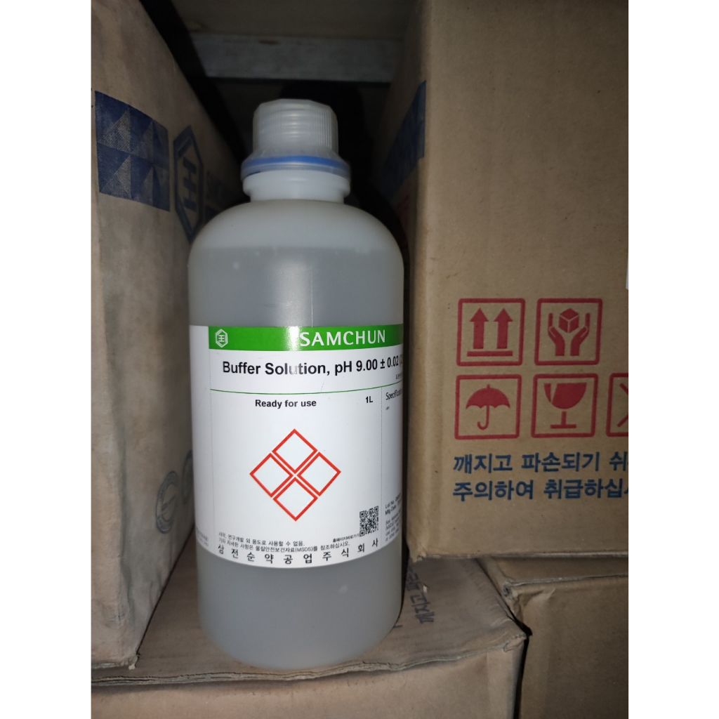 Dung dịch đệm Buffer Solution pH=4.00, pH=7.00, pH=9.00. pH=10.00, hãng Samchun Hàn Quốc ...