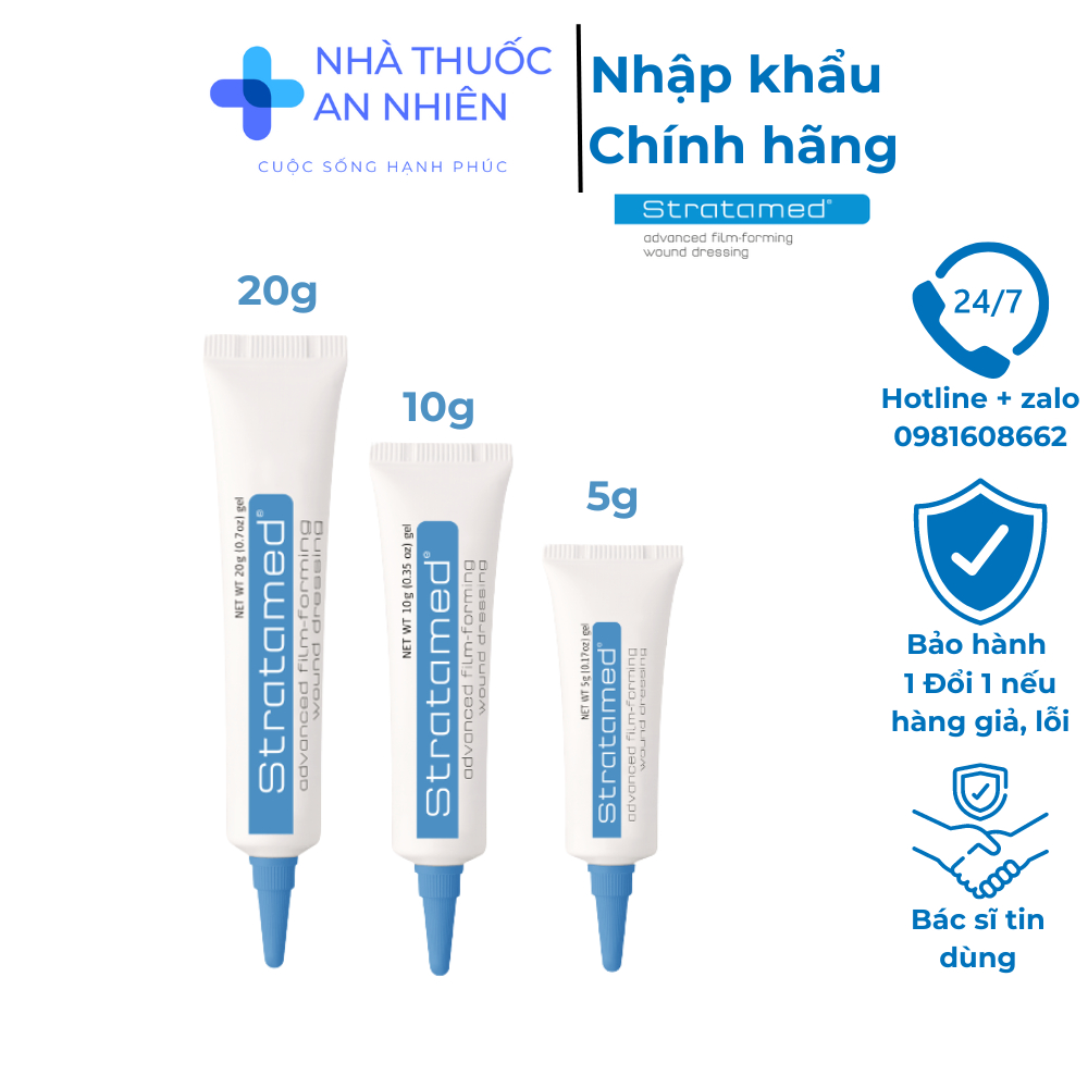 Gel Silicon Stratamed của Thụy Sỹ Hỗ trợ giảm trực tiếp trên vết thương ...