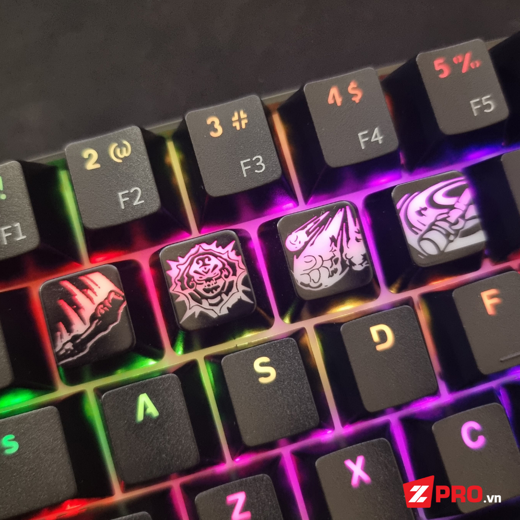 Bộ keycap 4 nút kỹ năng Liên Minh Huyền Thoại - LOL Keycap skill ...