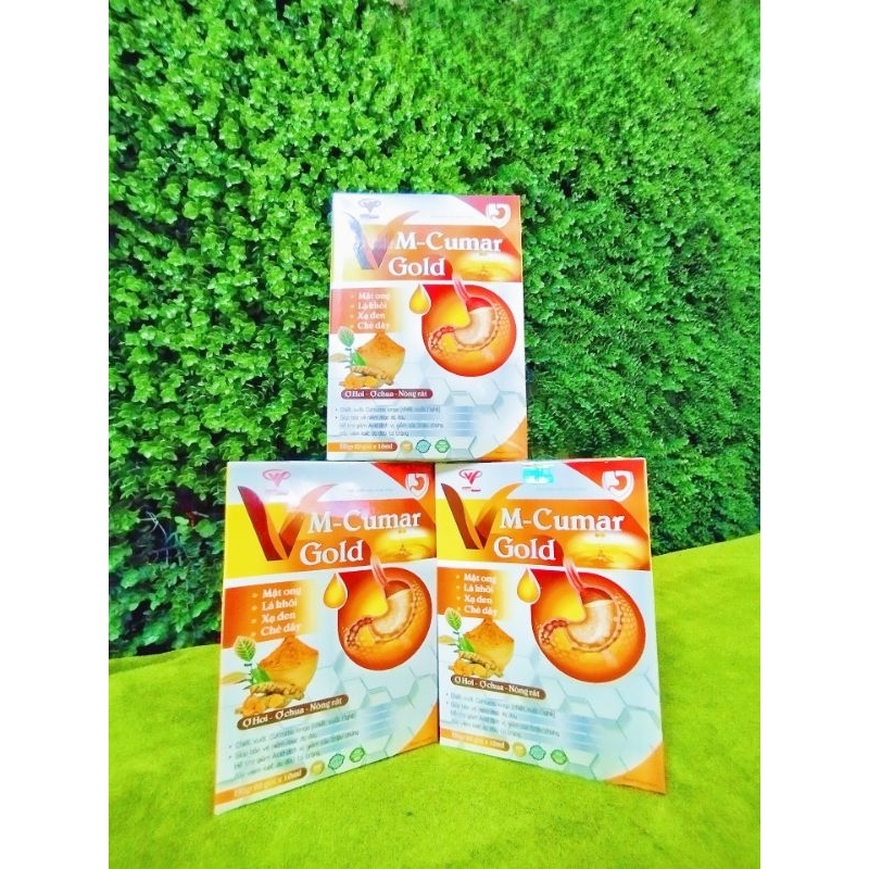 CUMAR GOLD -VM ( HỘP 20 GÓI ×10ML ) GIẢM CÁC TRIỆU CHỨNG Ợ HƠI , Ợ CHUA ...