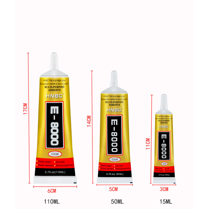 Keo E8000 Keo dán cườm, đá, gốm sứ, thủy tinh, da, nhựa, sợi, kim loại ...