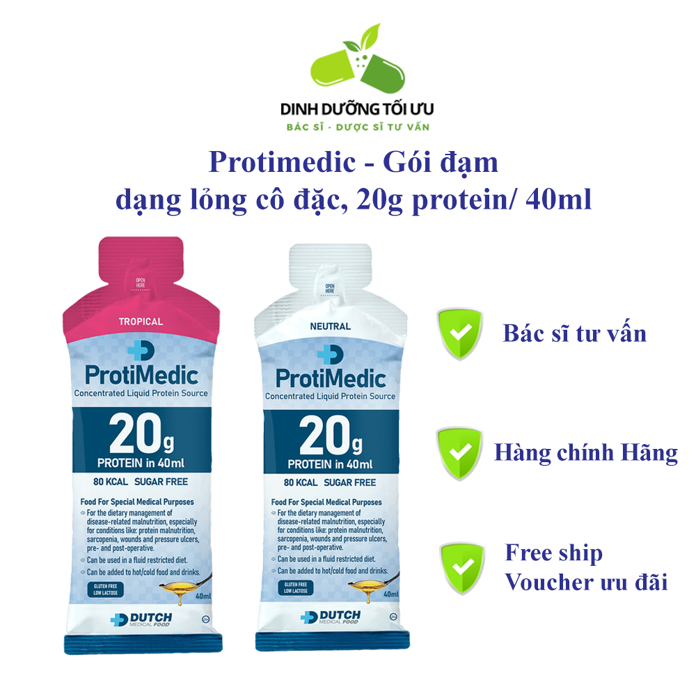 Protimedic Chính hãng Protein dạng lỏng lượng đạm whey cao 20g/ 40ml ...
