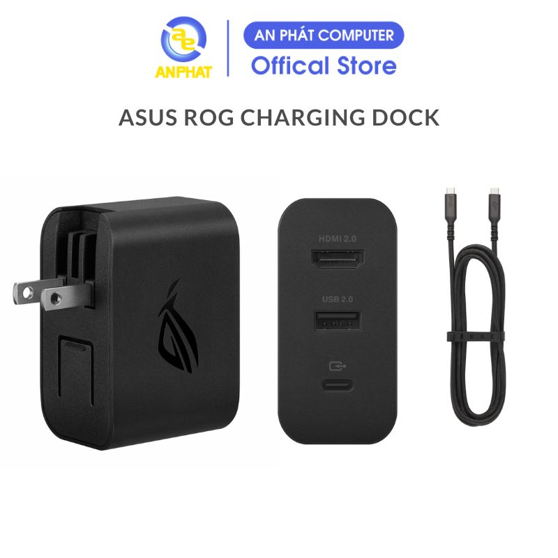 Bộ sạc Asus ROG Ally Charging Dock (dành cho ROG Ally) - chính hãng ...
